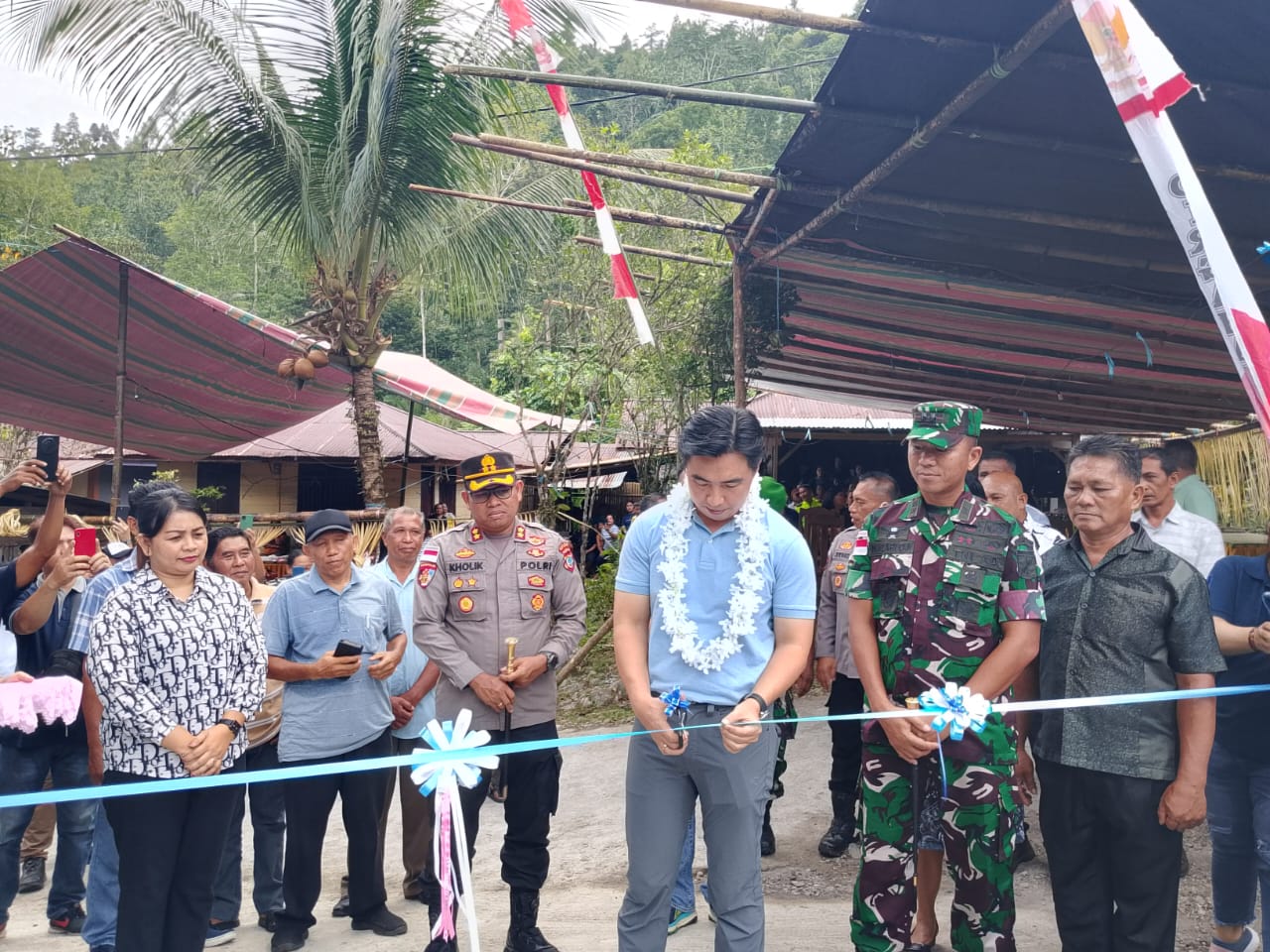 Jembatan di Kampung Dagho Diresmikan,Bupati Apresiasi Pemerintah ...